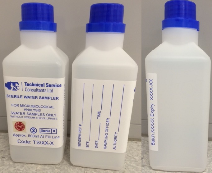 TS/15-F40 - Sampling Container - Multipurpose, 500ml Sterile